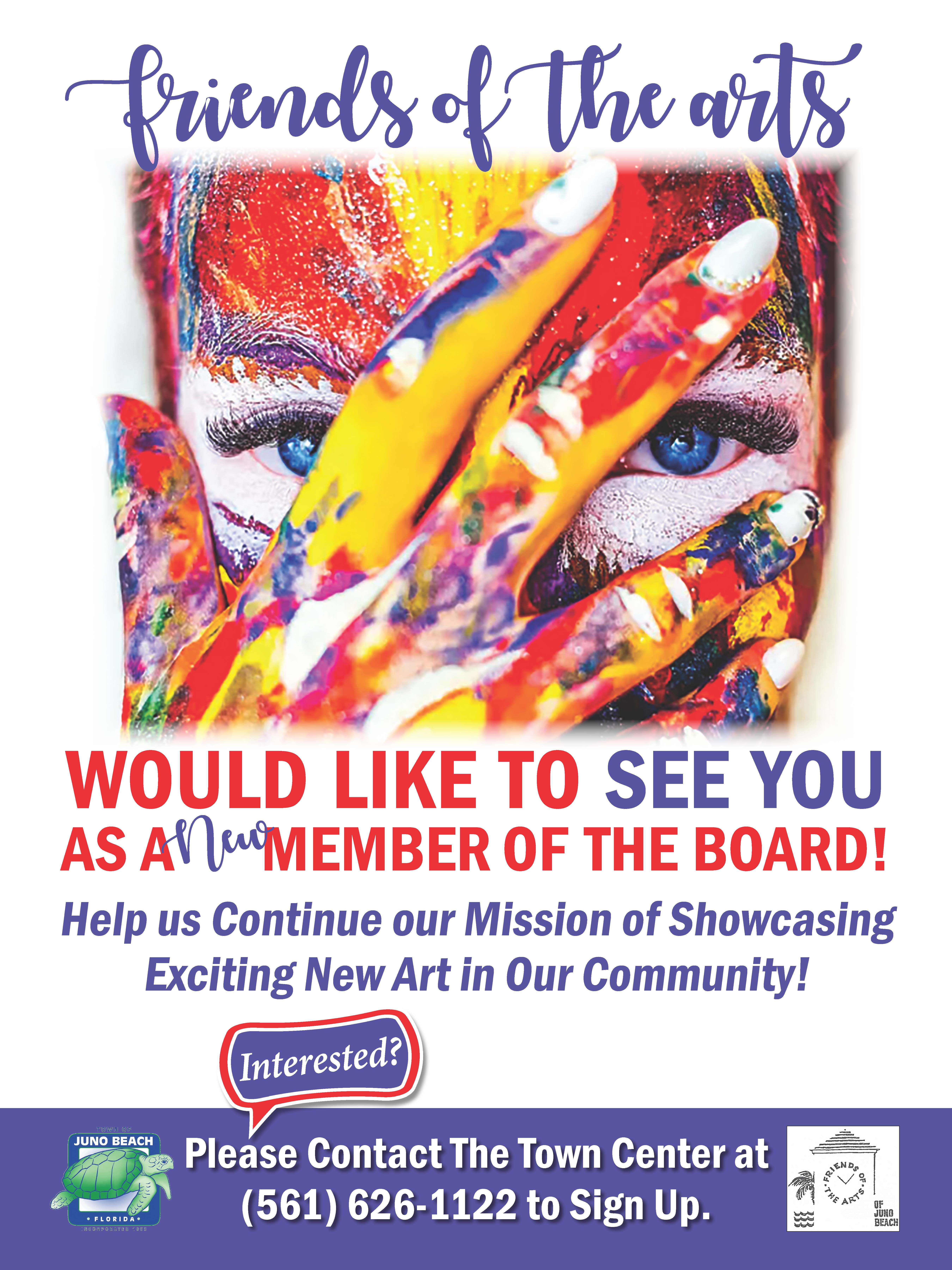 VOLUNTEERS NEEDED - Friends of the Arts of Juno Beach | Town of Juno ...